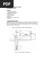 Plunger Lift Optimization Guidelines | PDF | Pressure | Lift (Force)