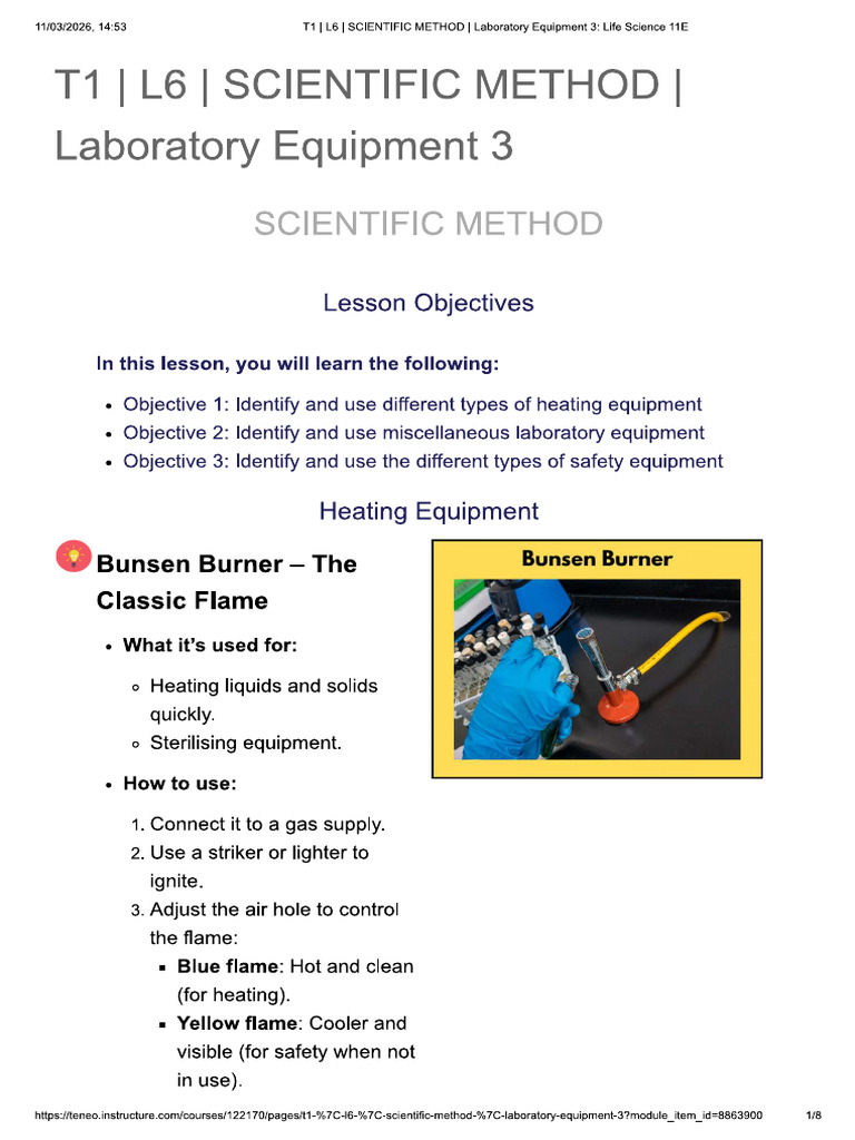 Life Sciences Laboratory Equipment 3 | PDF
