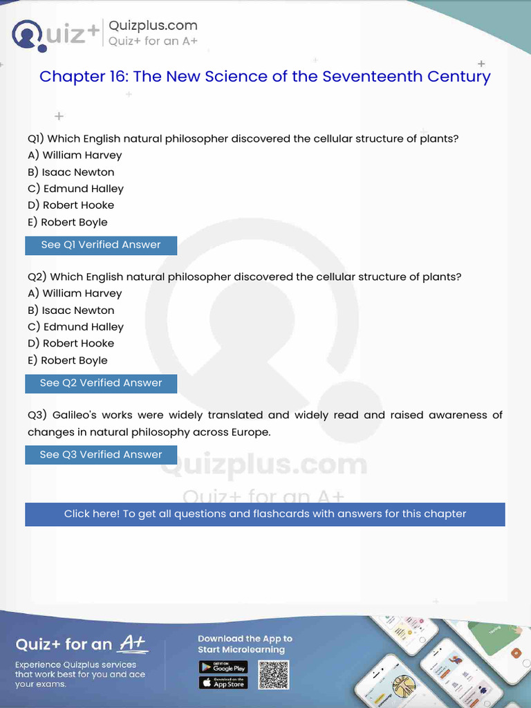 Which English Natural Philosopher Discovered The Cellular Structure of ...