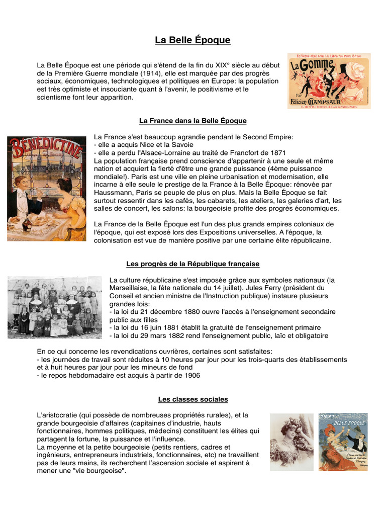 2015 2016 La Belle Epoque | PDF