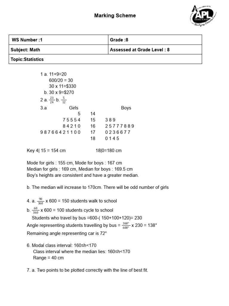 MS MA 3 GR 8 Math Statistics 25 26 Google Docs | PDF