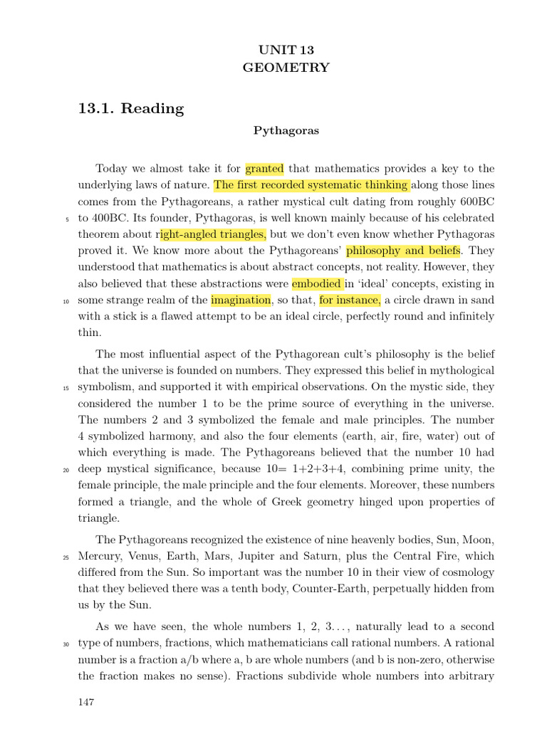 Unit 13 Geometry | PDF
