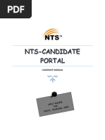 NTS Candidate Portal Application Guide | PDF