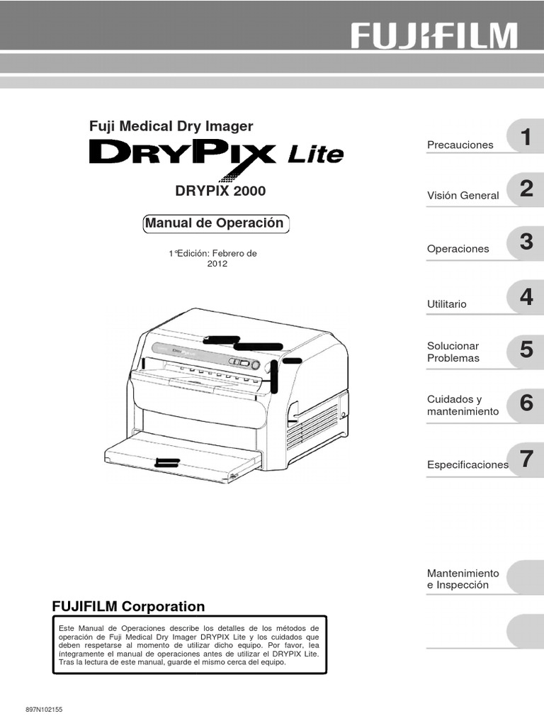 DRYPIX LITE Manual de Operaciones Espanol | PDF | Impresora ...