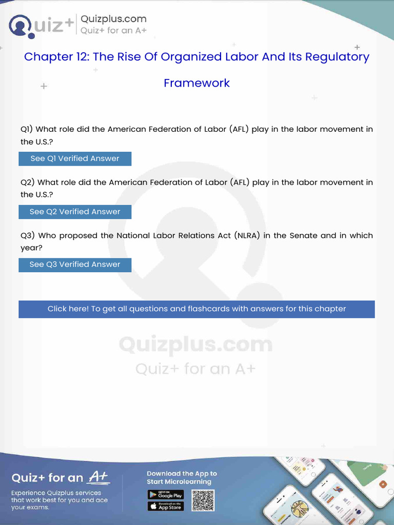 What Role Did The American Federation of Labor Afl Play in The Labor ...