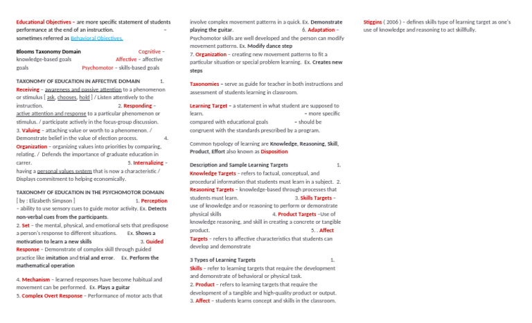 Assessment Learning 2. LS 2 | PDF