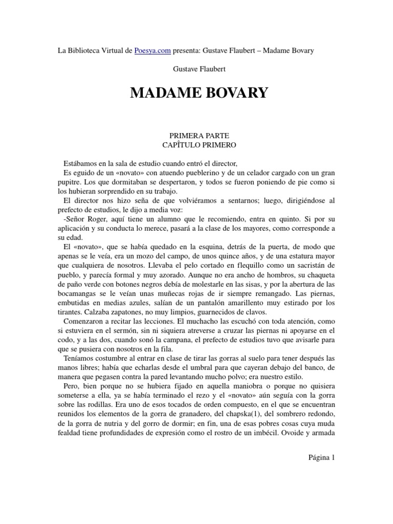 Madame Bovary | PDF | Madame Bovary | Gustave Flaubert