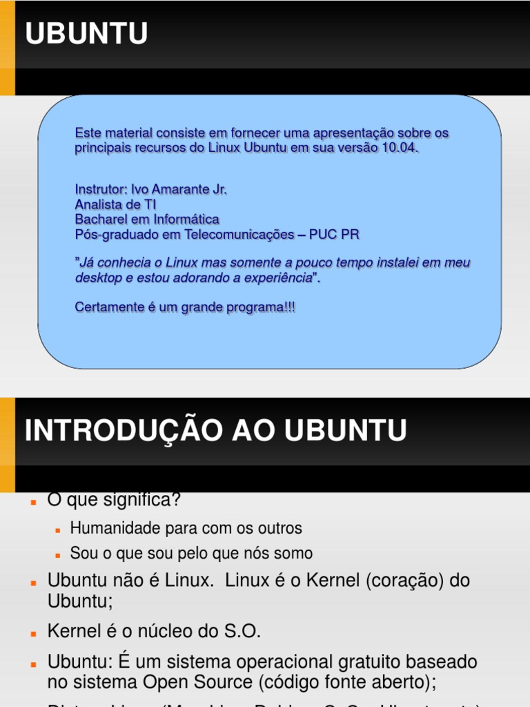 Curso Linux Ubuntu | PDF | Linux | Ubuntu (sistema operacional)