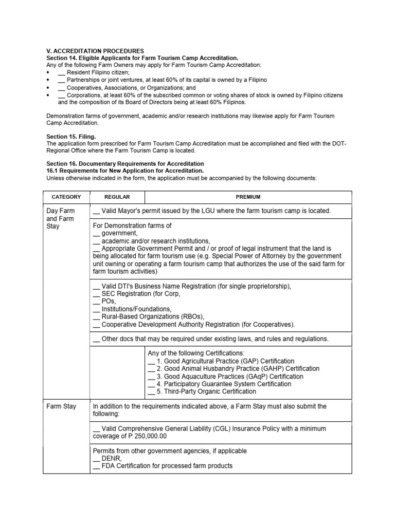 DOT Accreditation Procedure | PDF | Insurance | Business Law