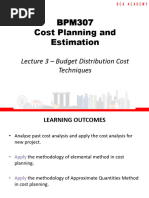 Elemental Cost Estimating Method | PDF | Cost | Measurement