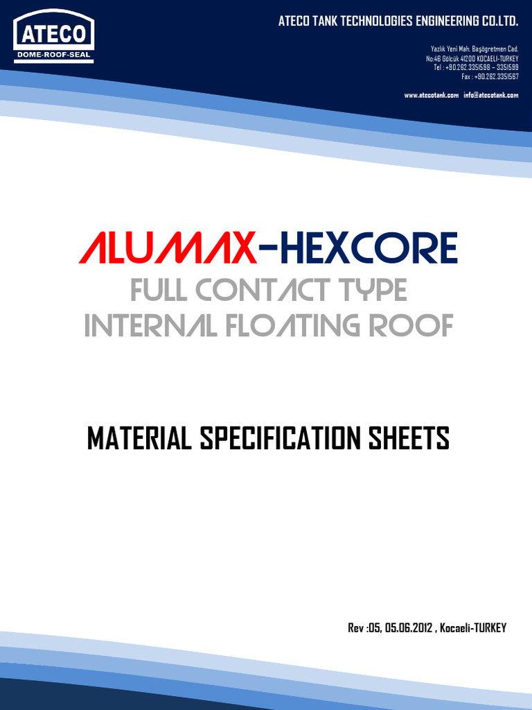 Alumax Hexcore Material Specification | PDF | Extrusion | Wire