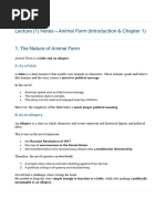 Animal Farm Chapter Summaries | PDF