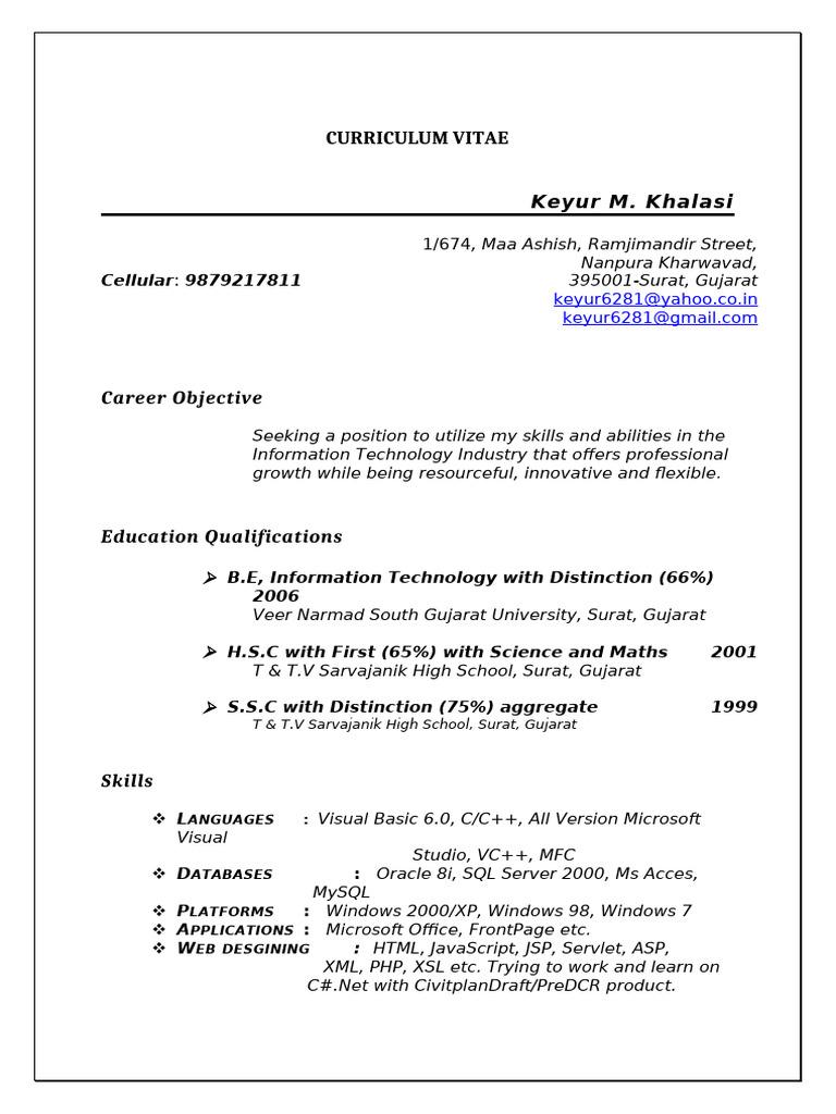 Keyur CV 2026 1773656033753 | PDF