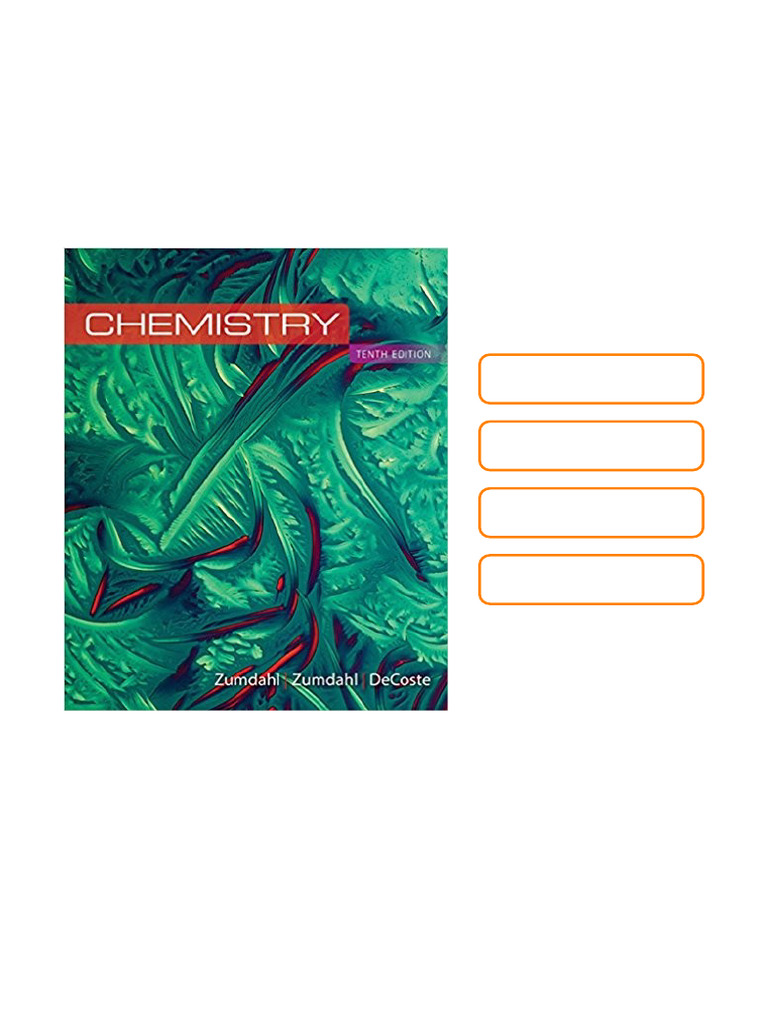 Chemistry 10th Edition by Steven S. Zumdahl Available Full Chapters ...