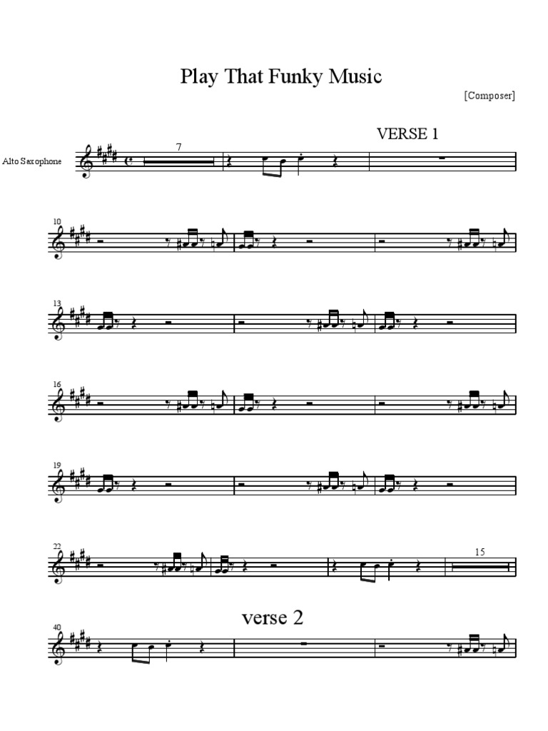 Play That Funky Music | PDF