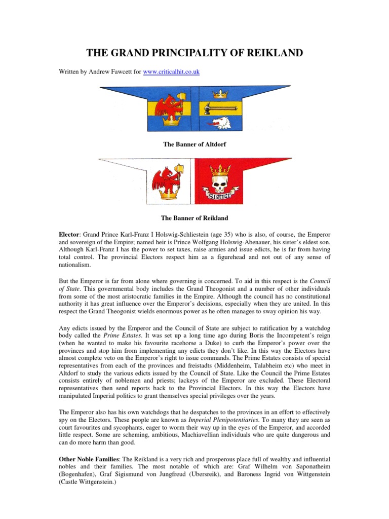 Reikland | Armed Conflict