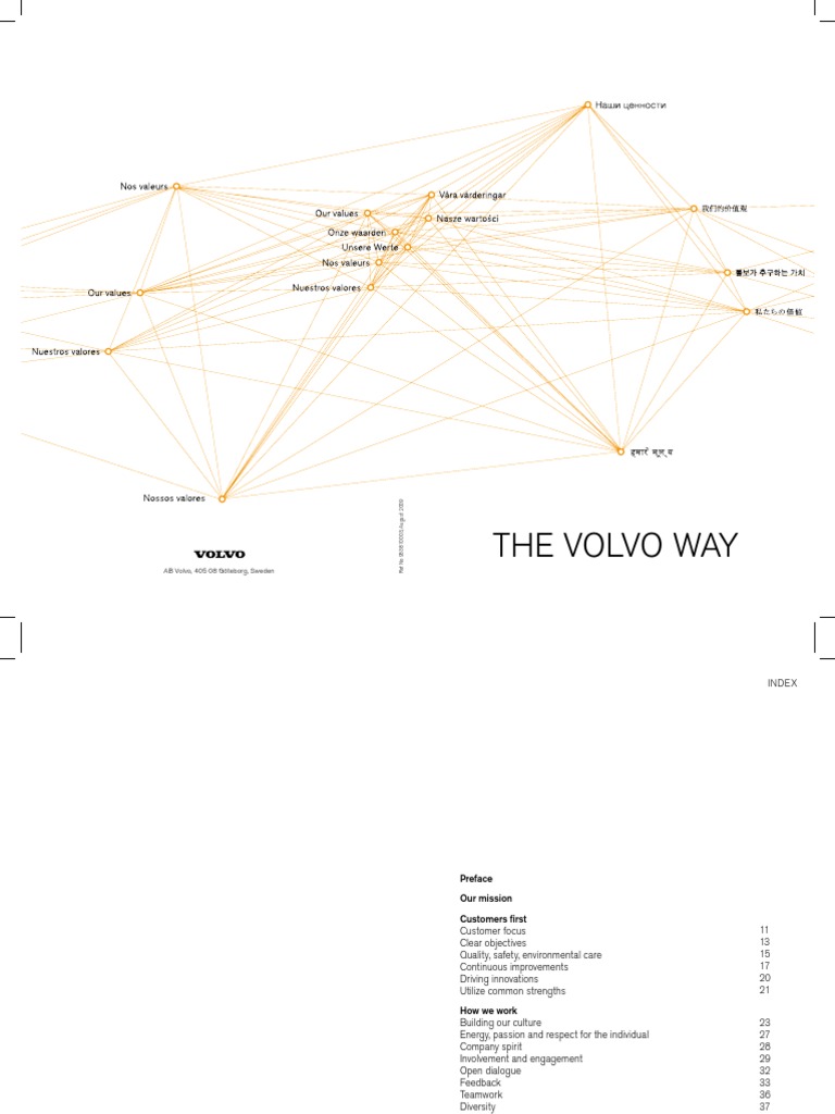 Volvo Way Eng | PDF | Diversity (Business) | Leadership