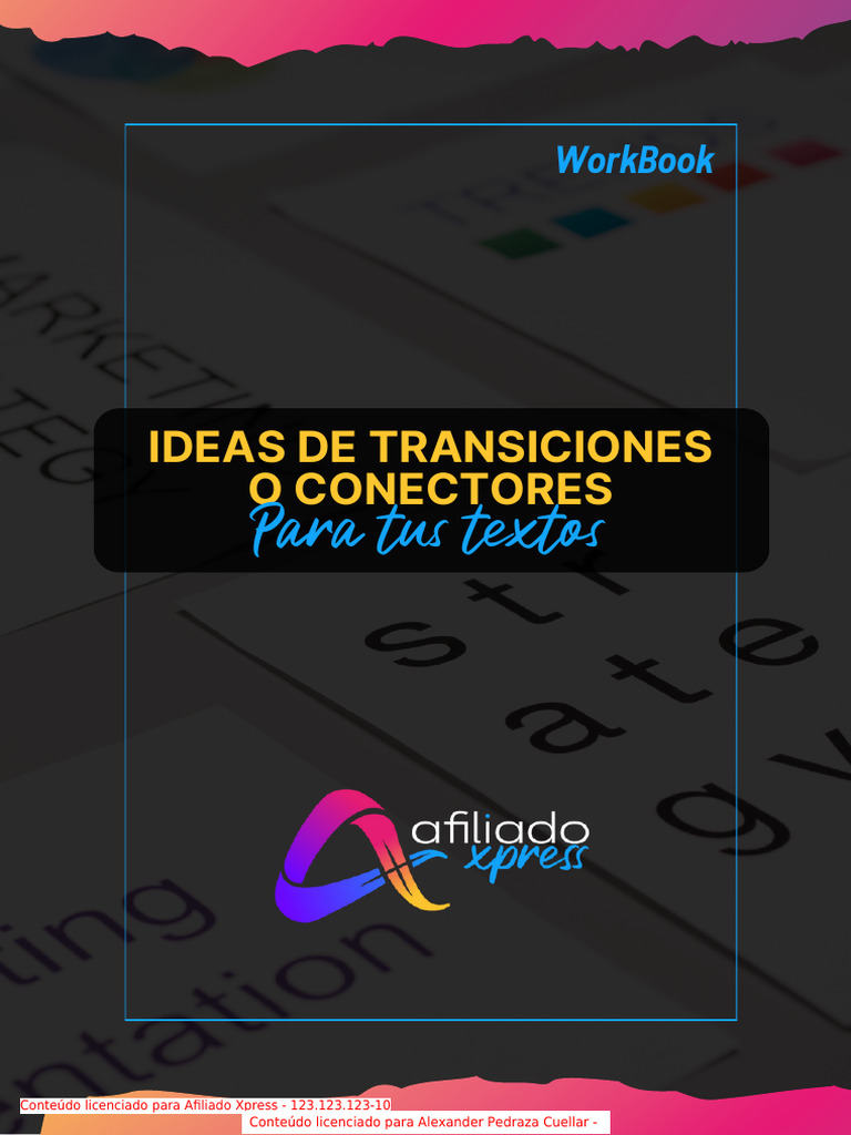 Para Tus Textos: Ideas de Transiciones O Conectores | PDF