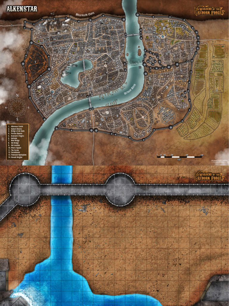 Wardens of The Reborn Forge Poster Maps | PDF