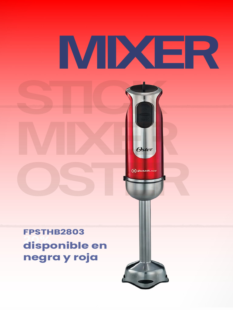 Stick Mixer Oster | PDF