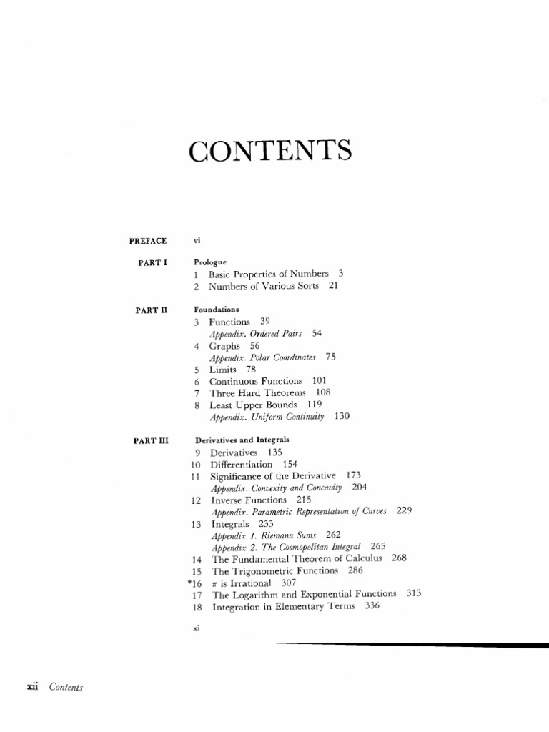 Spivak - Calculus | PDF