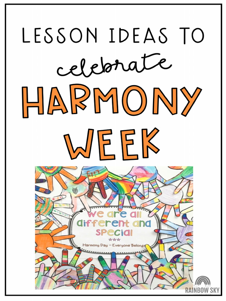 Harmony Day Lesson Ideas RSC | PDF