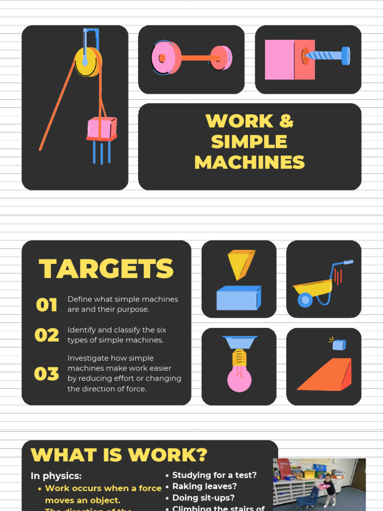 Work & Simple Machines | PDF