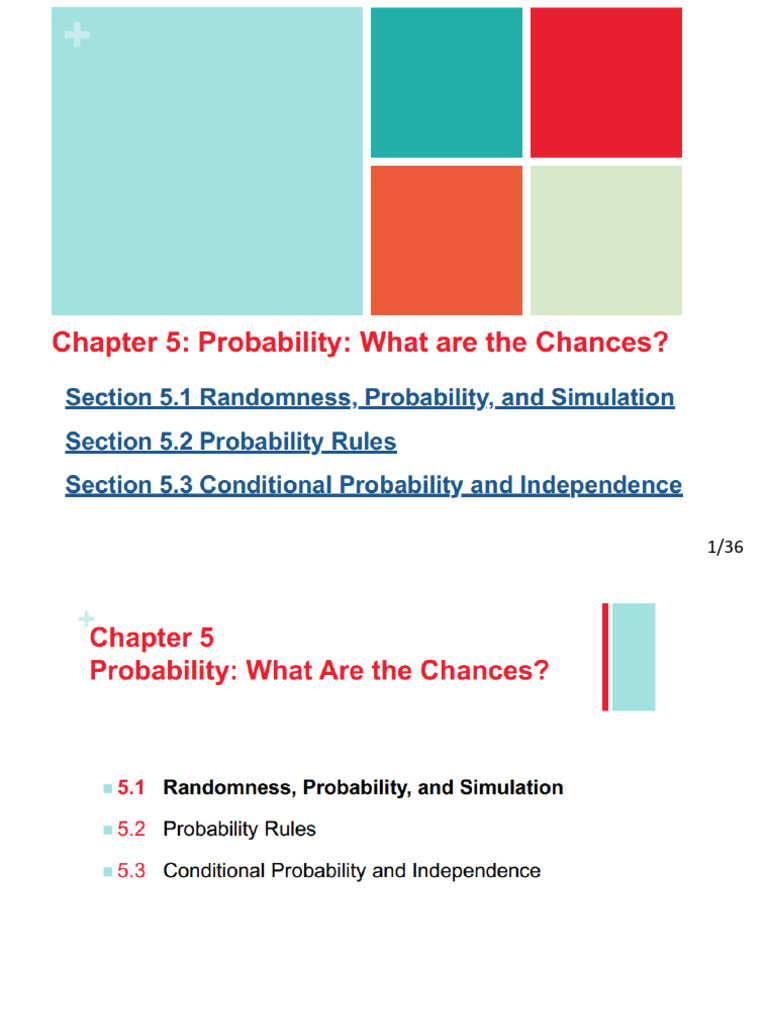 Chapter 5 Probability | PDF