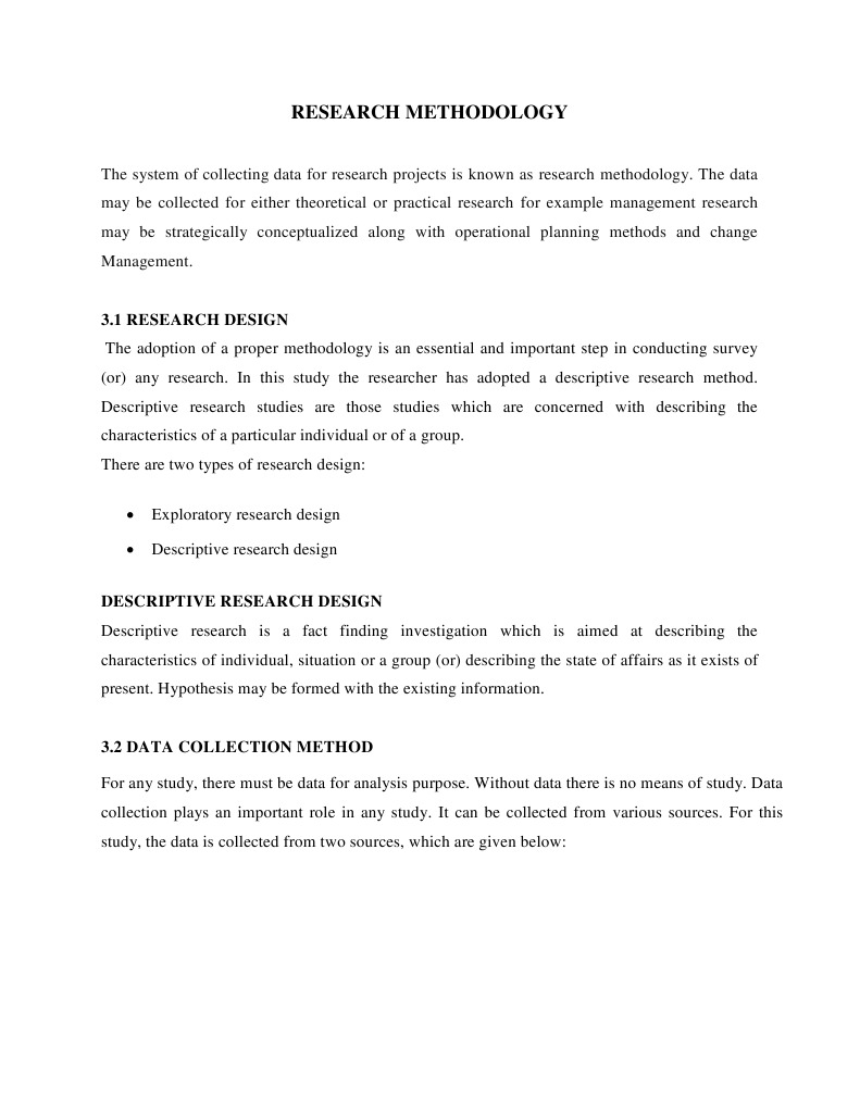 Research Methodology | PDF | Research Design | Weighted Arithmetic Mean