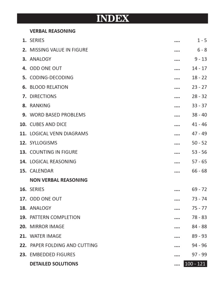 CRT - Reasoning Book PDF | PDF