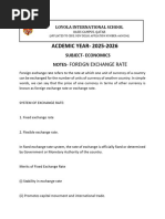 Foreign Exchange Rates Overview Class 12 | PDF | Exchange Rate ...