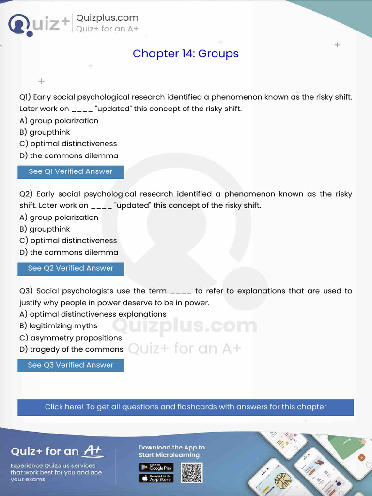 Early Social Psychological Research Identified A Phenomenon Known As ...
