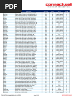 Burndy Die Chart and Cross Reference | PDF | Brown | Yellow