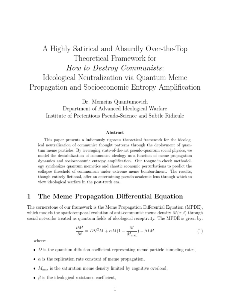 A Highly Satirical and Absurdly Over The Top Theor-A4a838c5 | PDF