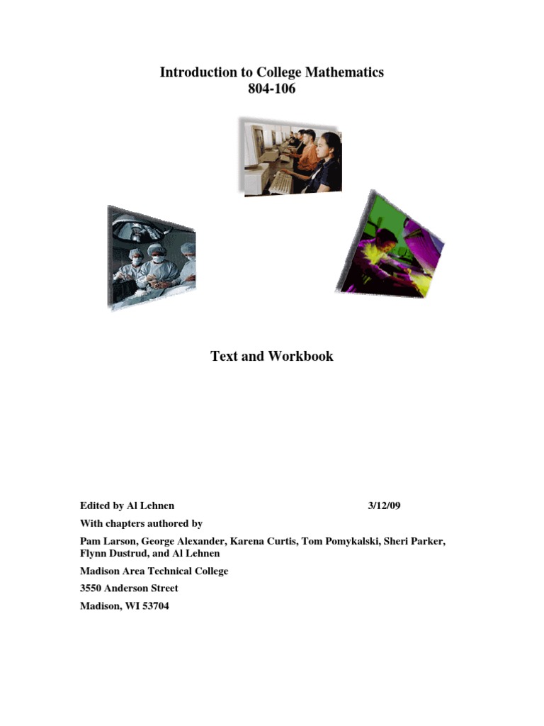 Intro College Math Text | PDF | Fraction (Mathematics) | Multiplication Intro College Math Text | PDF | Fraction (Mathematics) | Multiplication