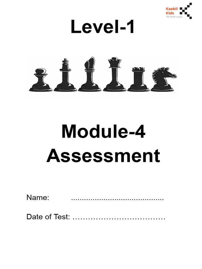 Level 1 M 4 Assessment | PDF