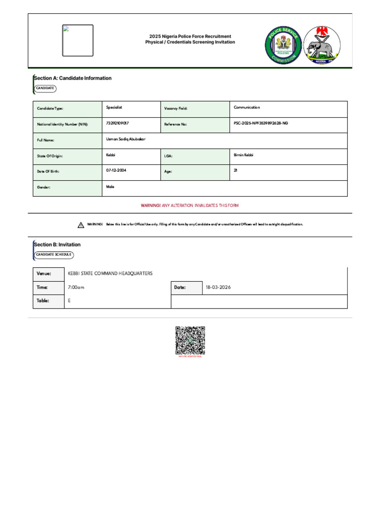 Sniper Invitation Slip | PDF