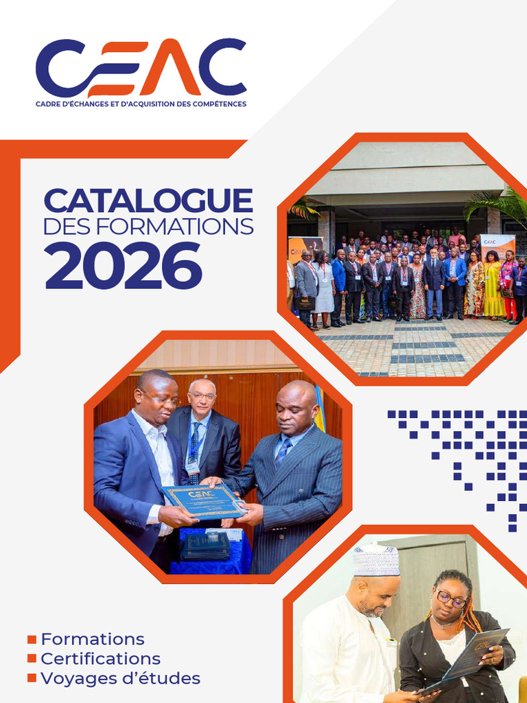 Catalogue Formations - CEAC 2026 | PDF | Intelligence artificielle ...