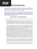 NSPC Winning Piece in Sports Writing | PDF | Sports | Leisure