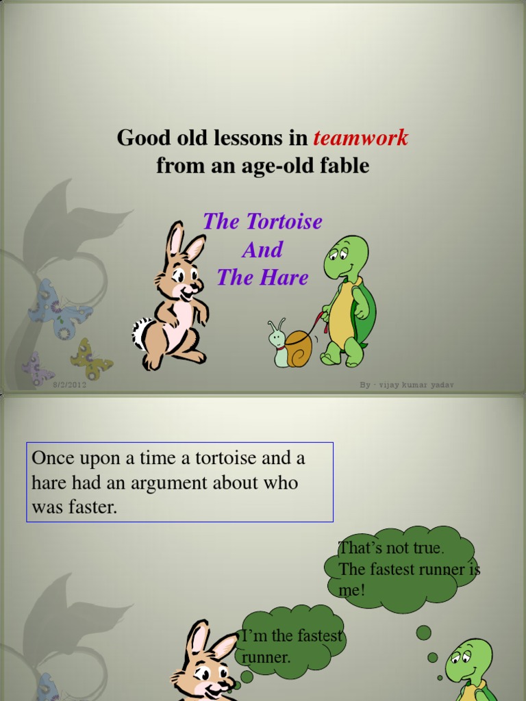 Good Old Lessons in From An Age-Old Fable: Teamwork | PDF