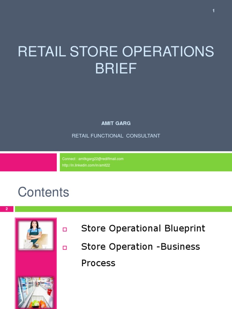 Retail Store Operations Brief | PDF | Retail | Inventory