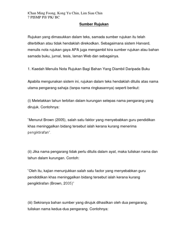 Sumber Rujukan | PDF