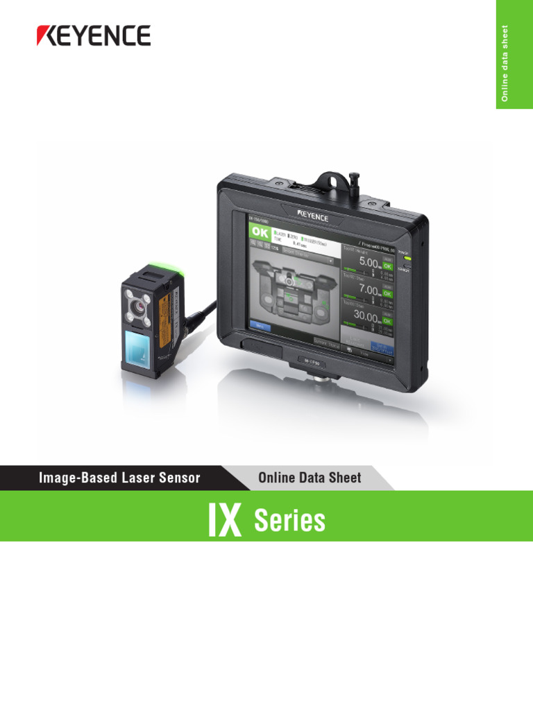 Keyence IX Series Datasheet | PDF