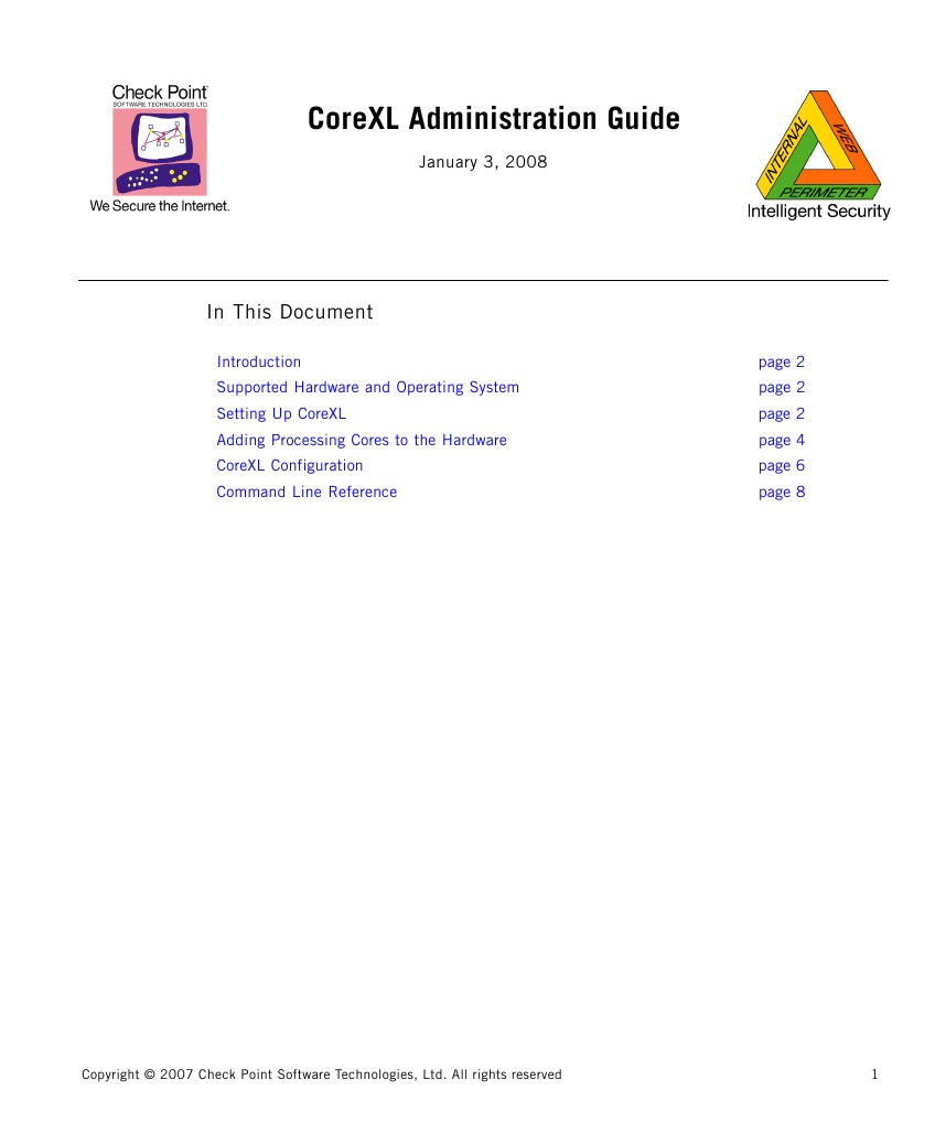 CoreXL Administration Guide | PDF | Multi Core Processor | Operating System