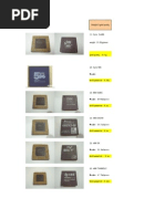 Gold Content List in CPU Chips | PDF | Integrated Circuit | Central ...