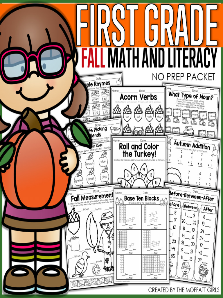 First Grade Fall Preview | PDF