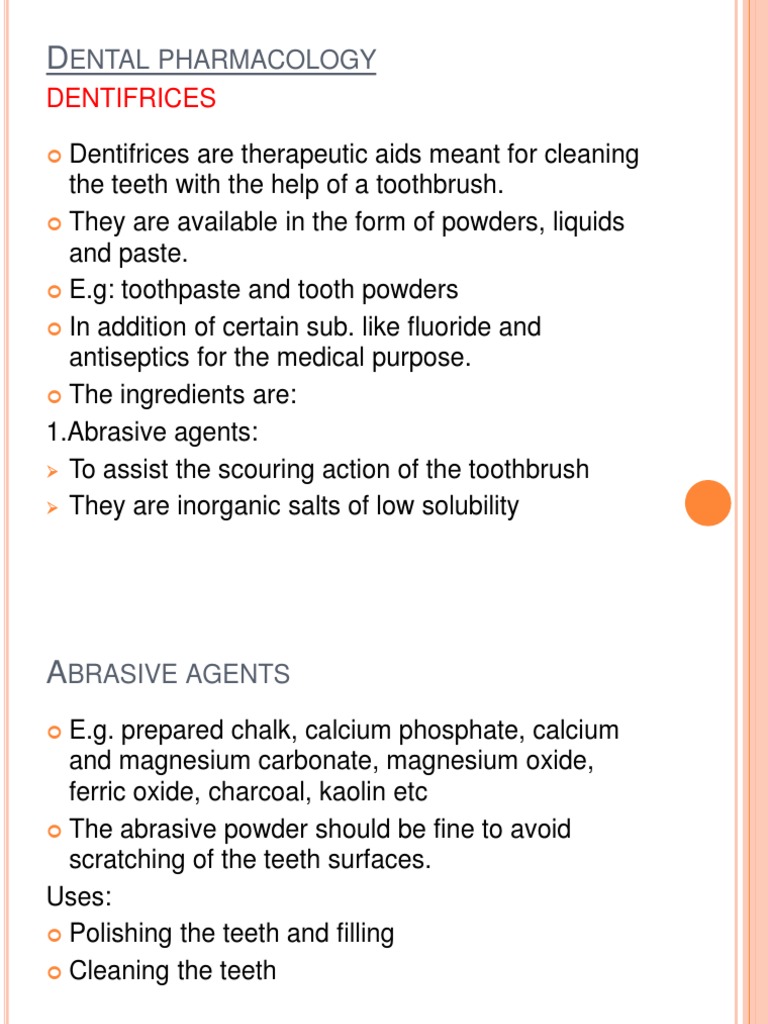 Dental Pharmacology | PDF | Chemical Compounds | Chemical Substances