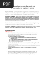 Bronchoscopy Procedure Note Sample | PDF | Pulmonology | Respiratory System