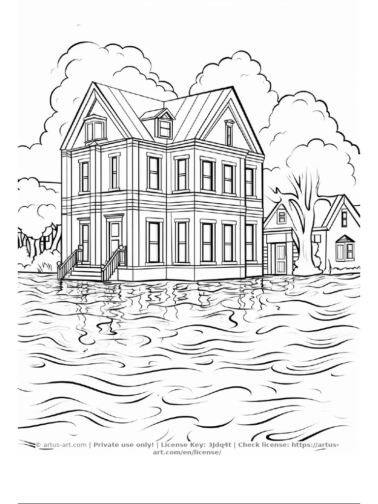 Flood 20 Coloring 20 Page | PDF