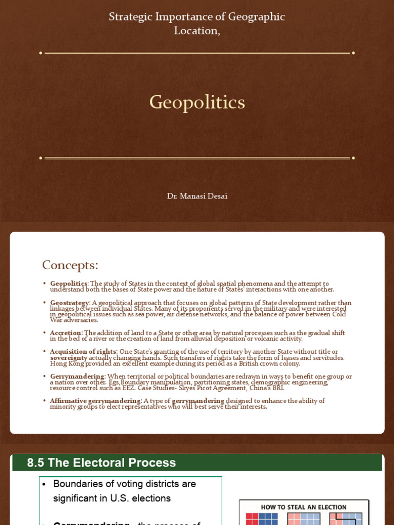 Concepts of Geopolitics | PDF | Territorial Waters | Political Science